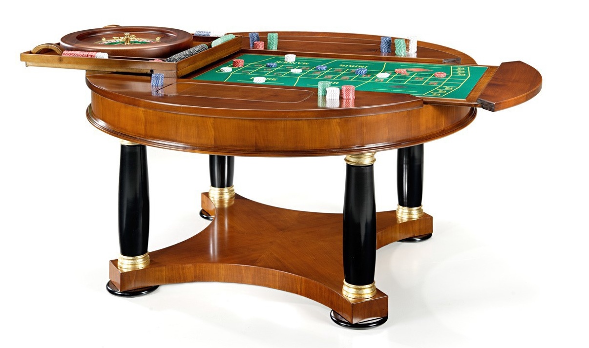 Multifunctional exclusive table for games – chess – blackjack ...