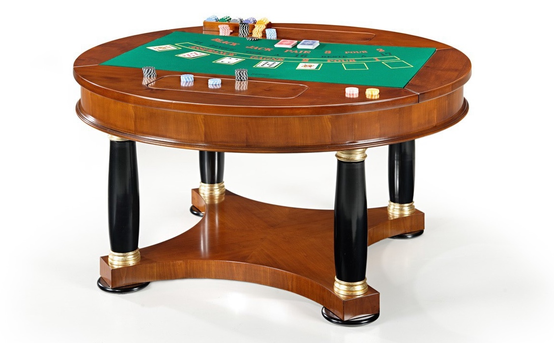 Multifunctional exclusive table for games – chess – blackjack ...