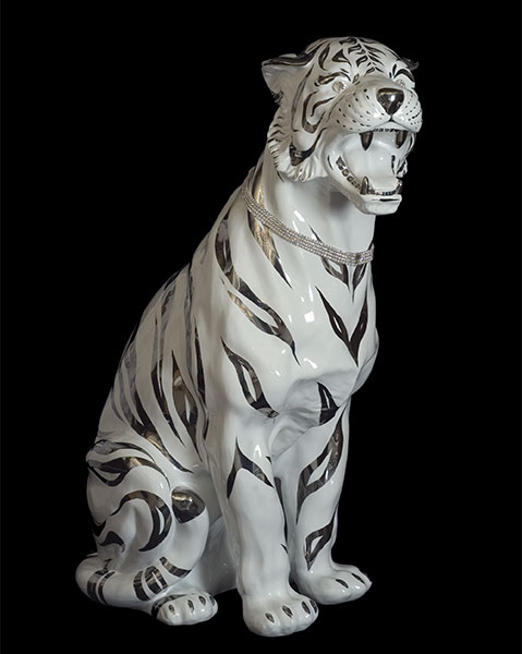 Ceramic tiger