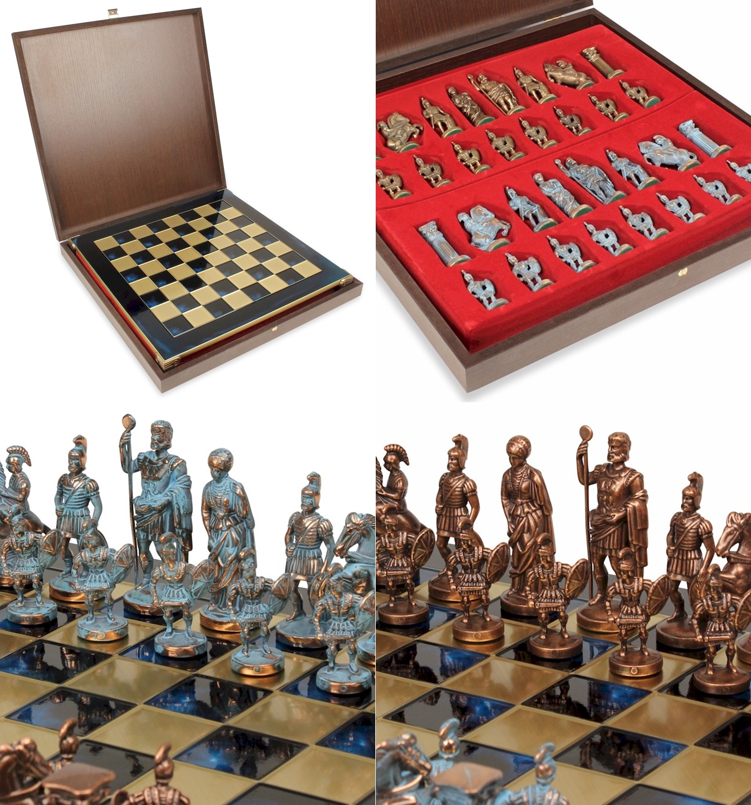 Exclusive chess set - blue
