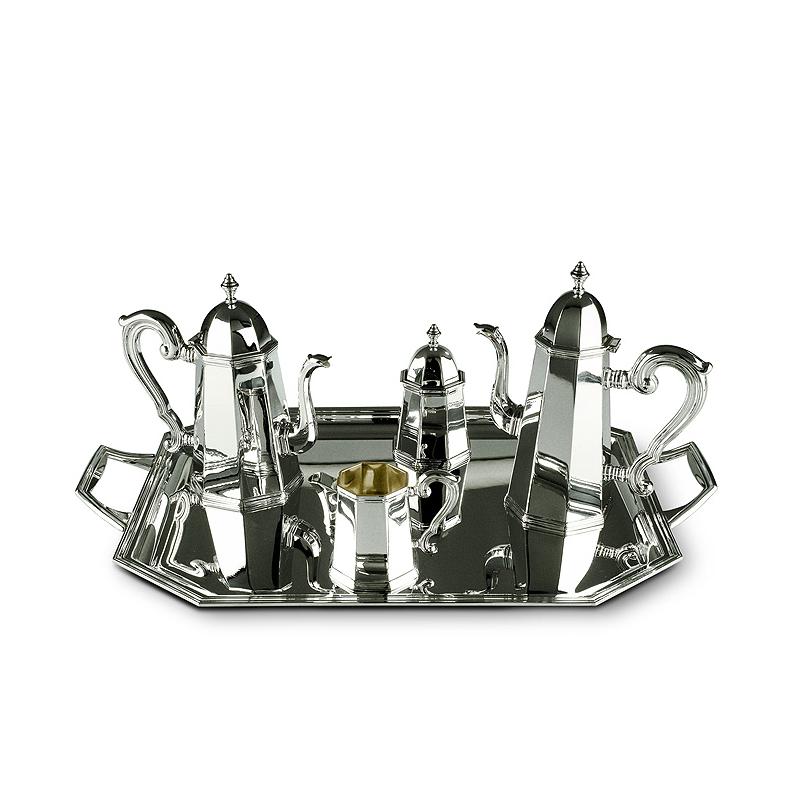 Genuine, silver coffee set