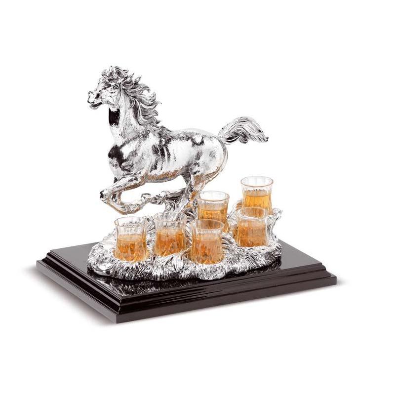 Luxurious vodka stand
