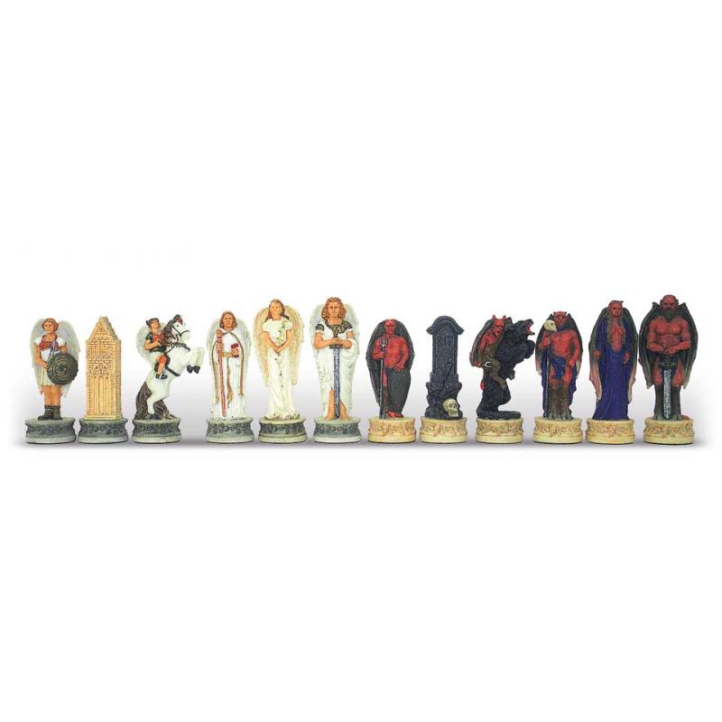 Hand-made chess set – Angels and Demons