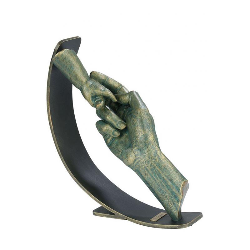 Original sculpture of two hands